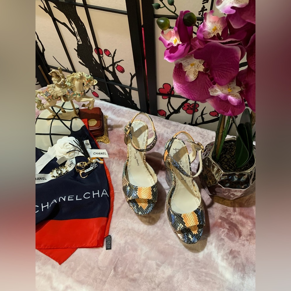 Alice + Olivia.Juliet Platforms Wedges Multicolored - Gem